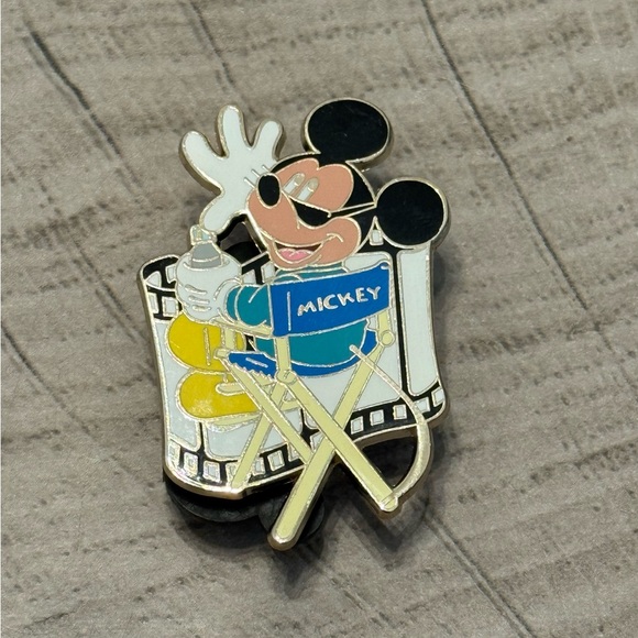 Disney | Accessories | Disney Pins Mickey Mouse Director Chair Disney ...